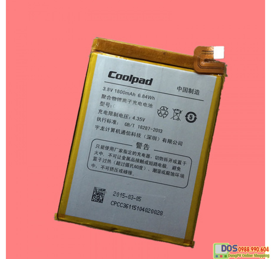 Pin điện thoại Coolpad Sky Mini E560 chính hãng, phụ kiện Coolpad E560