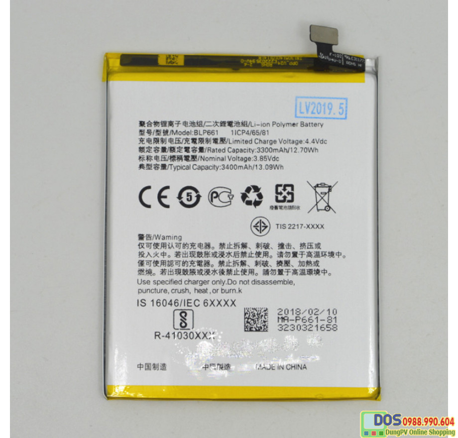 Thay pin oppo f7 chính hãng, miễn phí công thay pin oppo f7