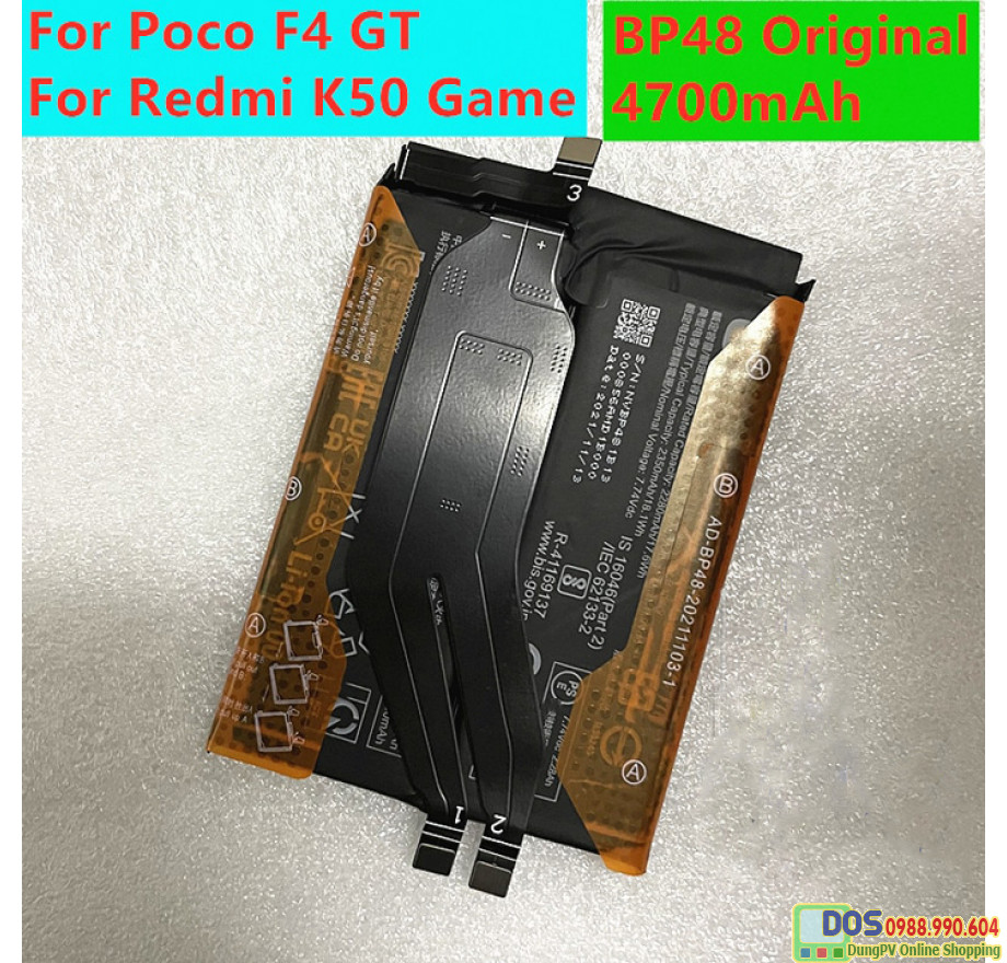 Pin xiaomi redmi k50 gaming edition chính hãng, miễn phí công thay pin ...